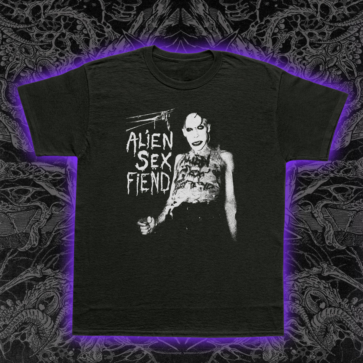 Alien Sex Fiend Nik Fiend Hoodie Occult Clothing
