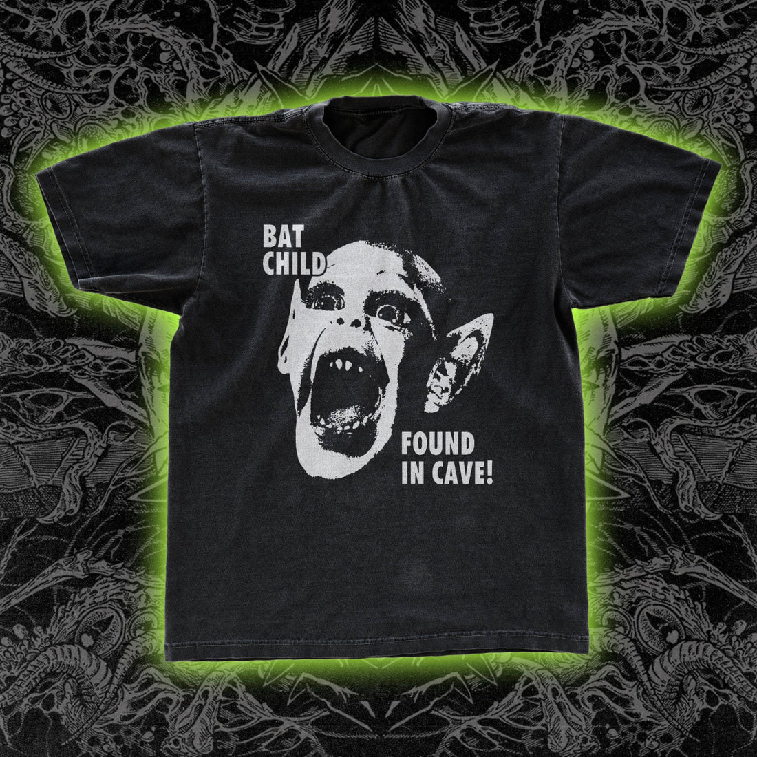 Bat Child Found In Cave Bat Boy | Occult Clothing