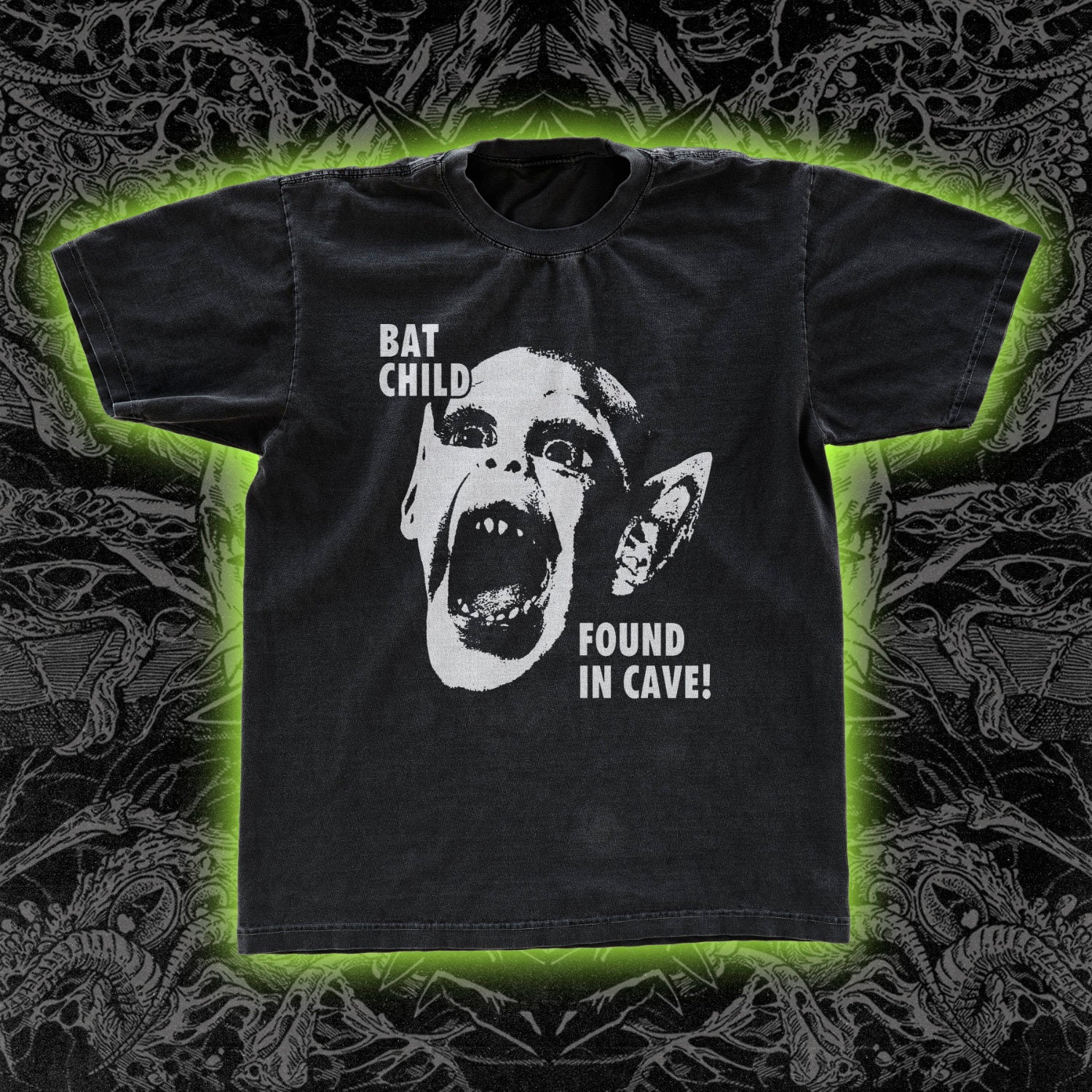 Bat Child Found In Cave Bat Boy | Occult Clothing