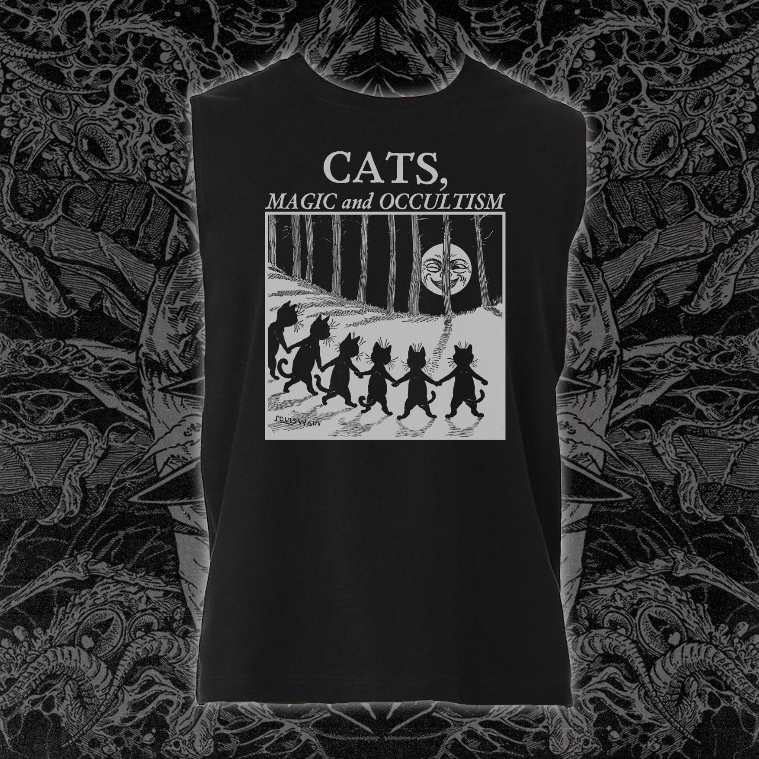 Cats Magic And Occultism - Muscle Tee
