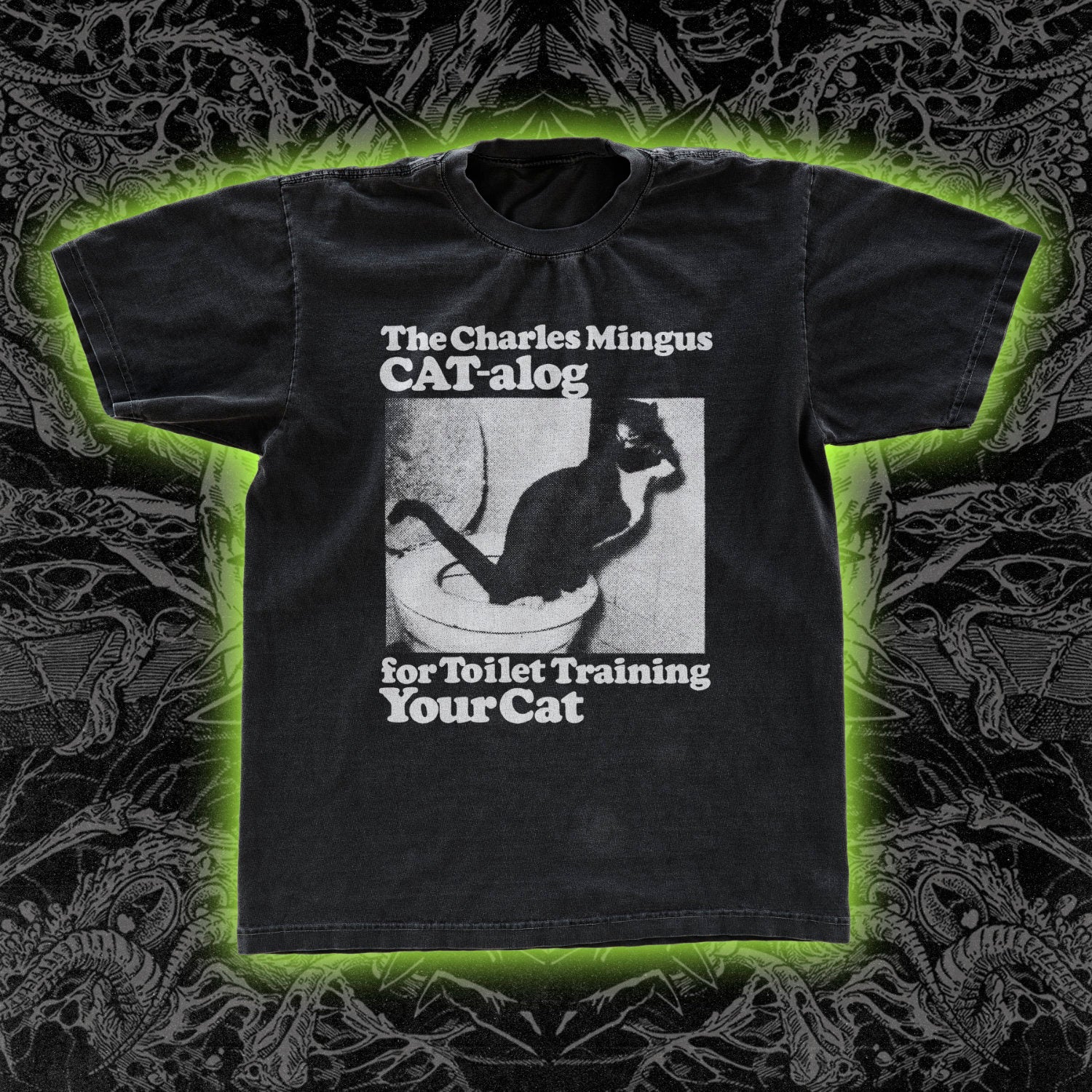 Charles Mingus Cat Toilet Training Shirt | Occult Clothing
