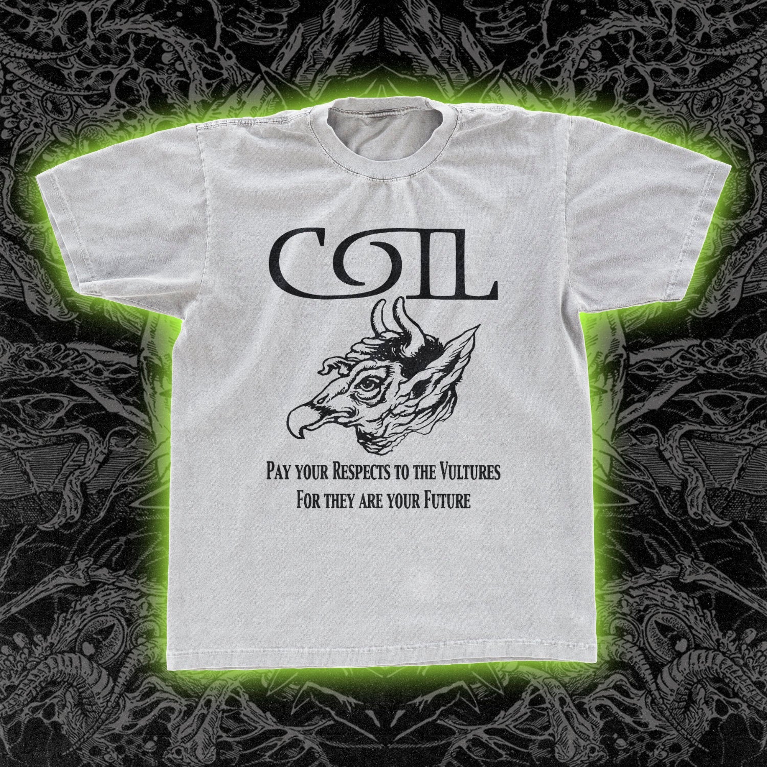 Coil Vultures Shirt | Occult Clothing