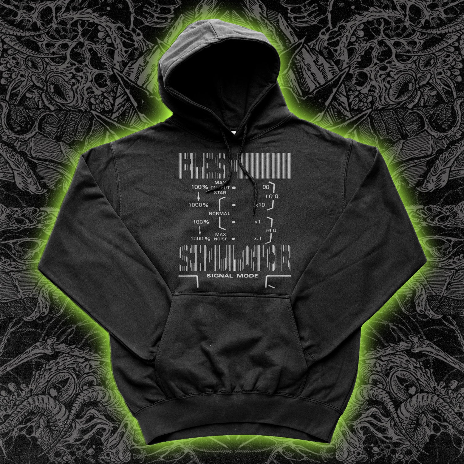 Flesh Simulator Hoodie | Occult Clothing