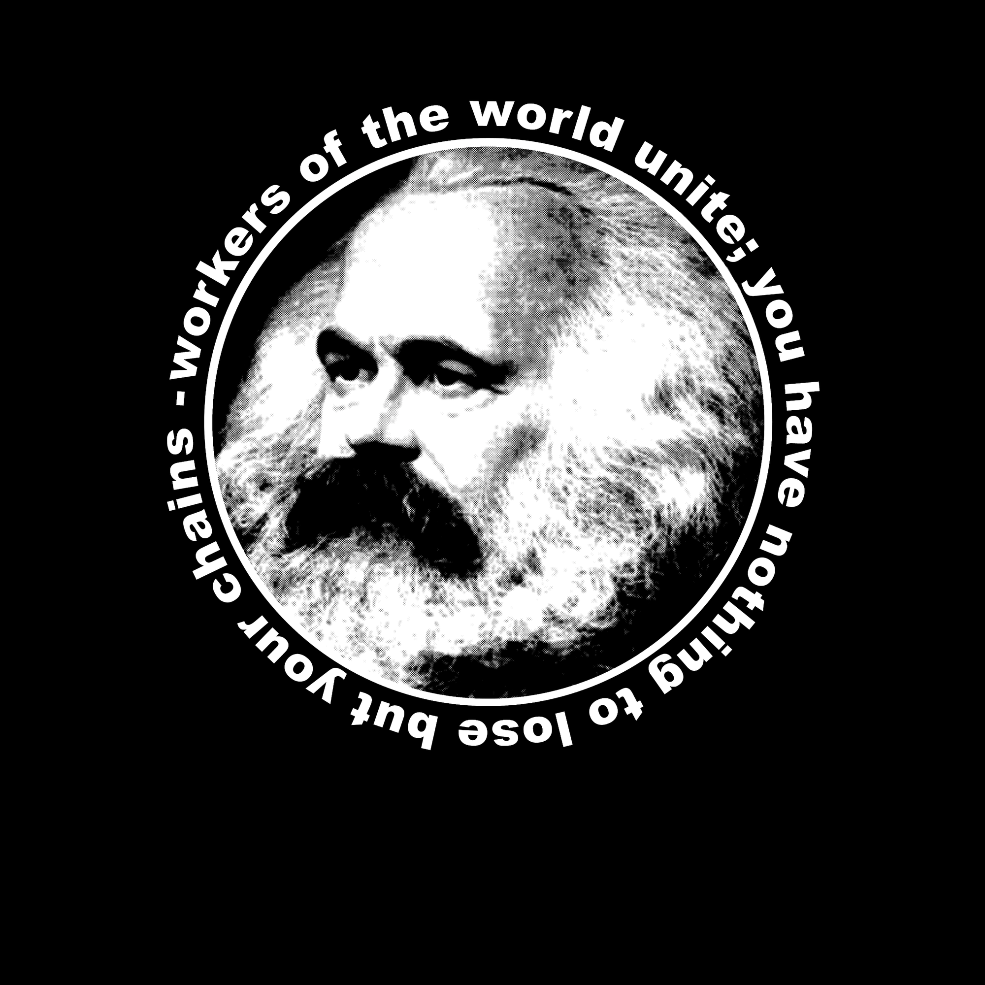 Karl Marx Shirt | Marx Shirt - Night Channels