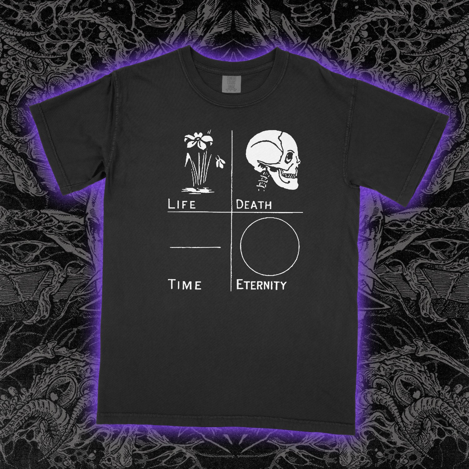 Life Death Time Eternity - Heavy Tee