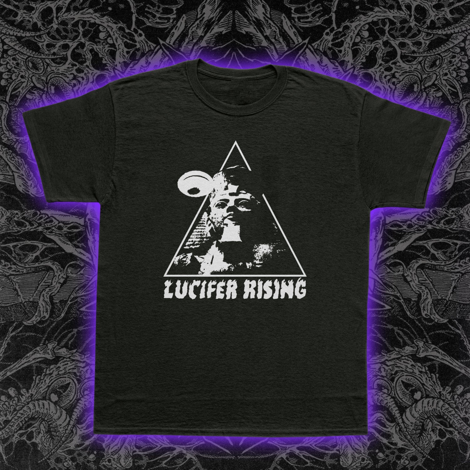 Lucifer Rising Premium Bella Shirt | Occult & Obscure Clothing | Night ...