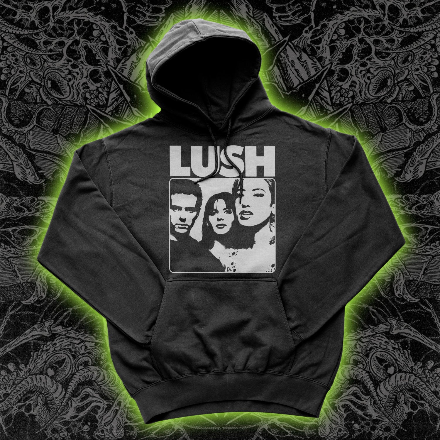 LUSH Band Hoodie | Occult, Cult, and Obscure Clothing and Tshirts ...