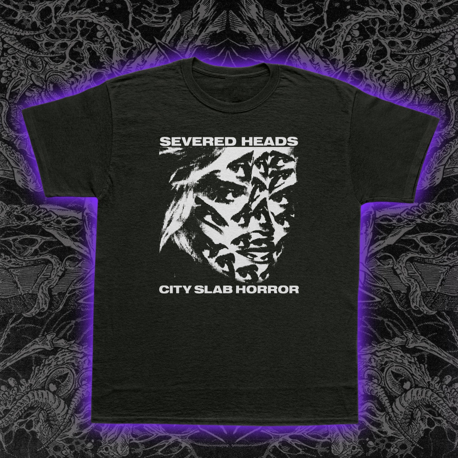 Severed-Heads-City-Slab | Occult & Obscure Clothing | Night Channels