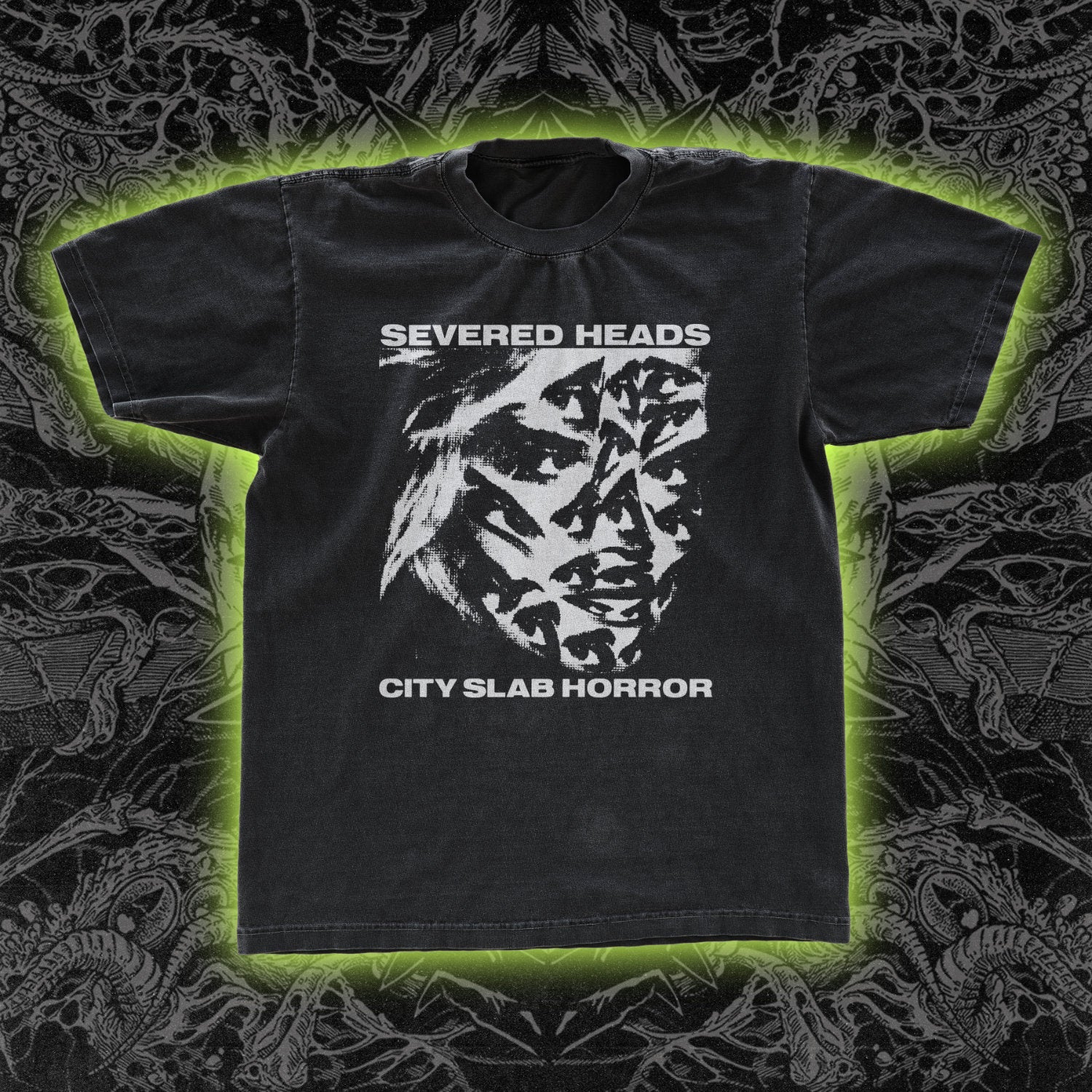 Severed Heads City Slab | Occult & Obscure Clothing | Night Channels