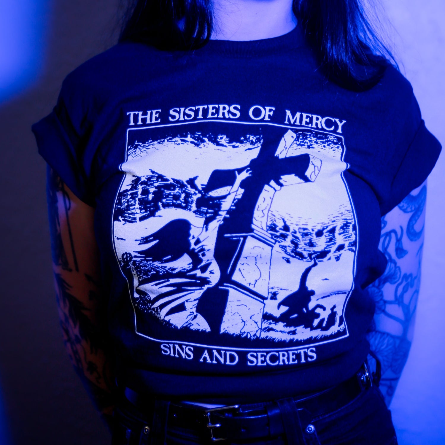 THE SISTERS OF MERCY Sins and Secrets Shirt | Occult, Cult, and Obscure ...