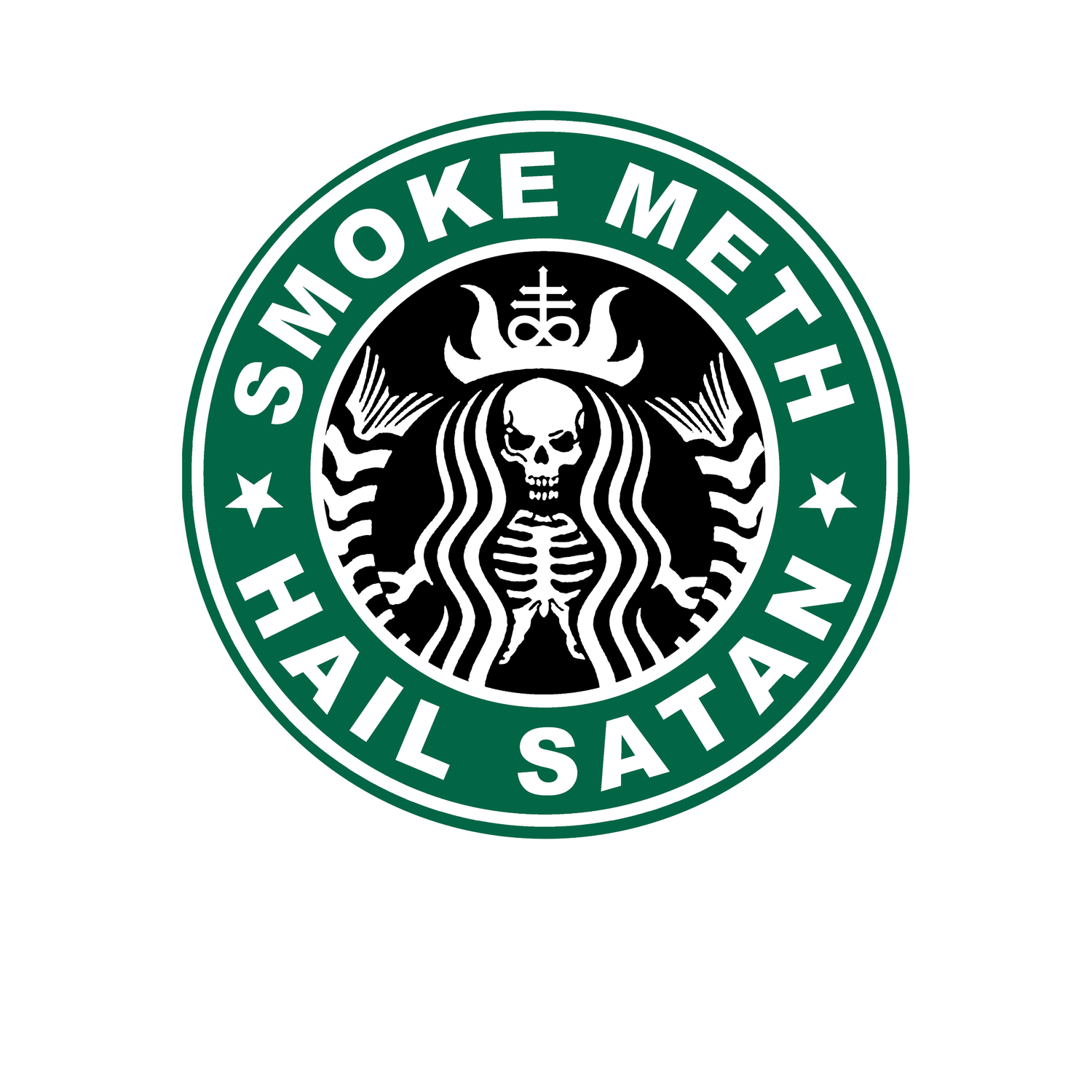 Smoke Meth Hail Satan | Occult & Obscure Clothing | Night Channels