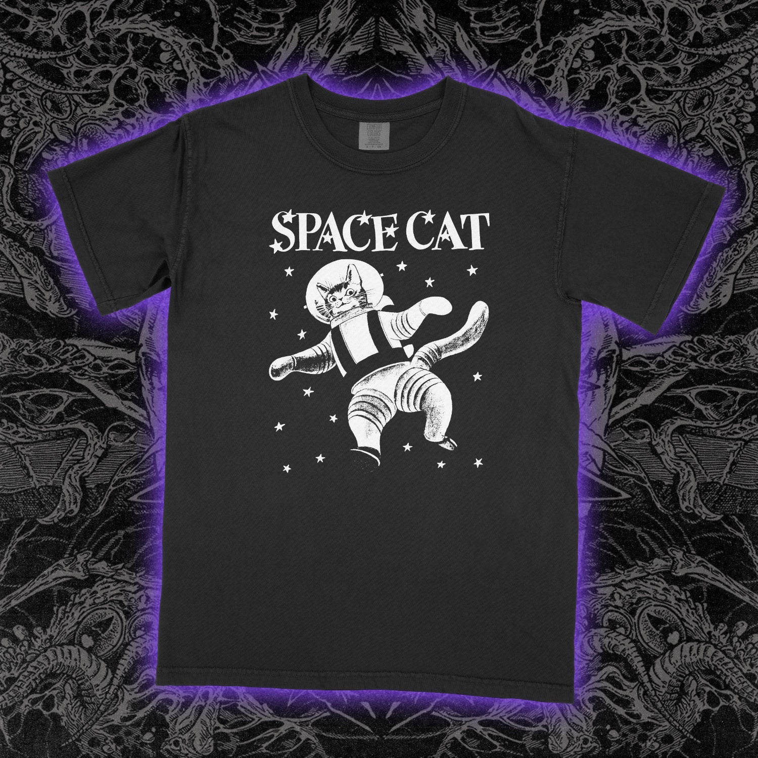 Space Cat - Heavy Tee
