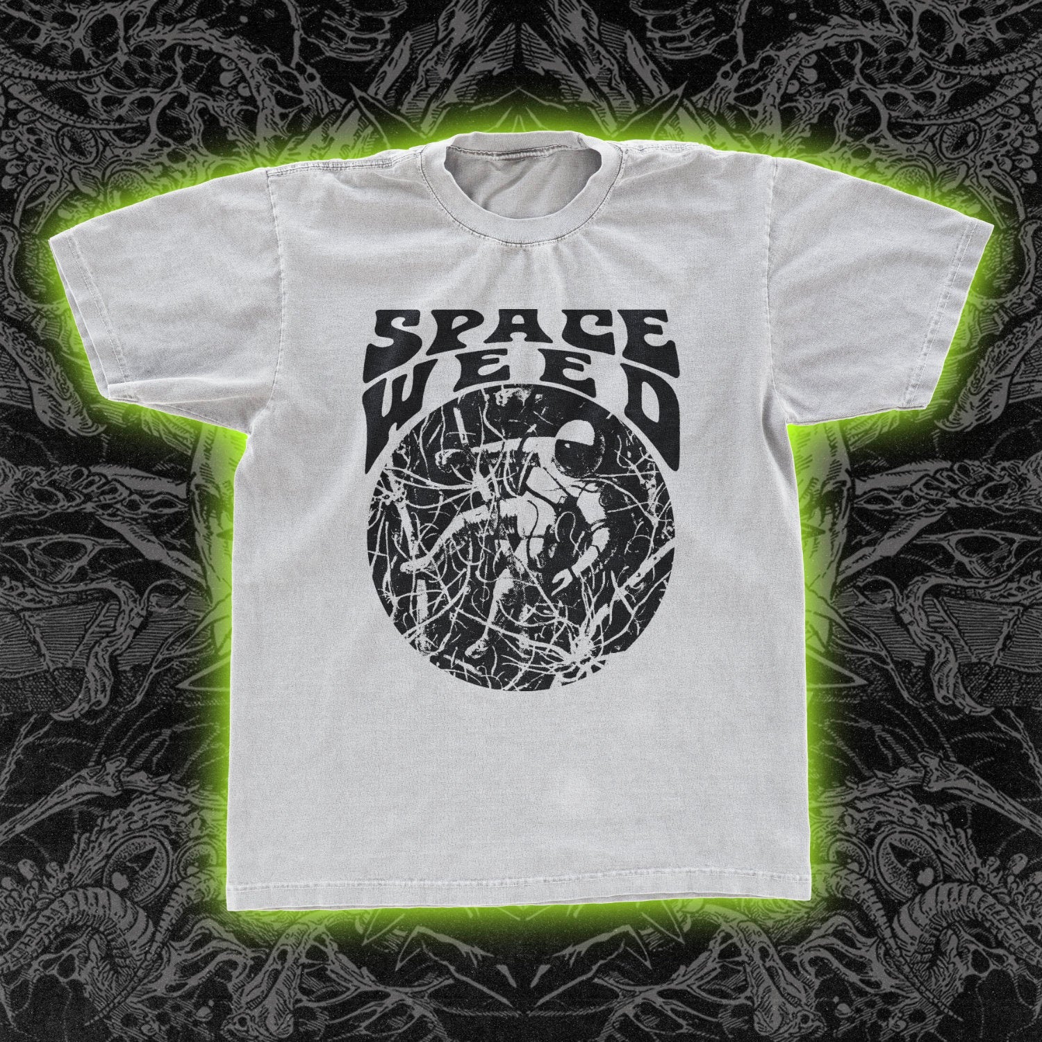 Space Weed Classic Gildan Shirt | Occult & Obscure Shirts | Night Channels