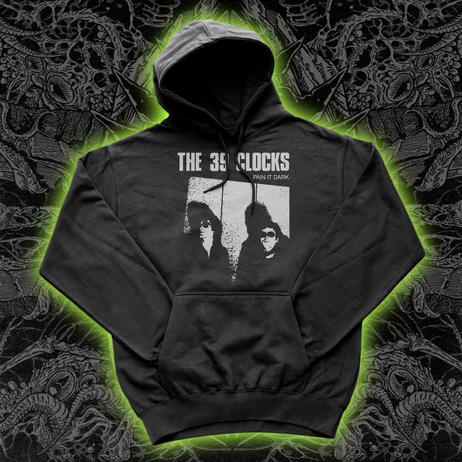THE 39 CLOCKS Hoodie | Occult, Cult, and Obscure Clothing and Tshirts ...