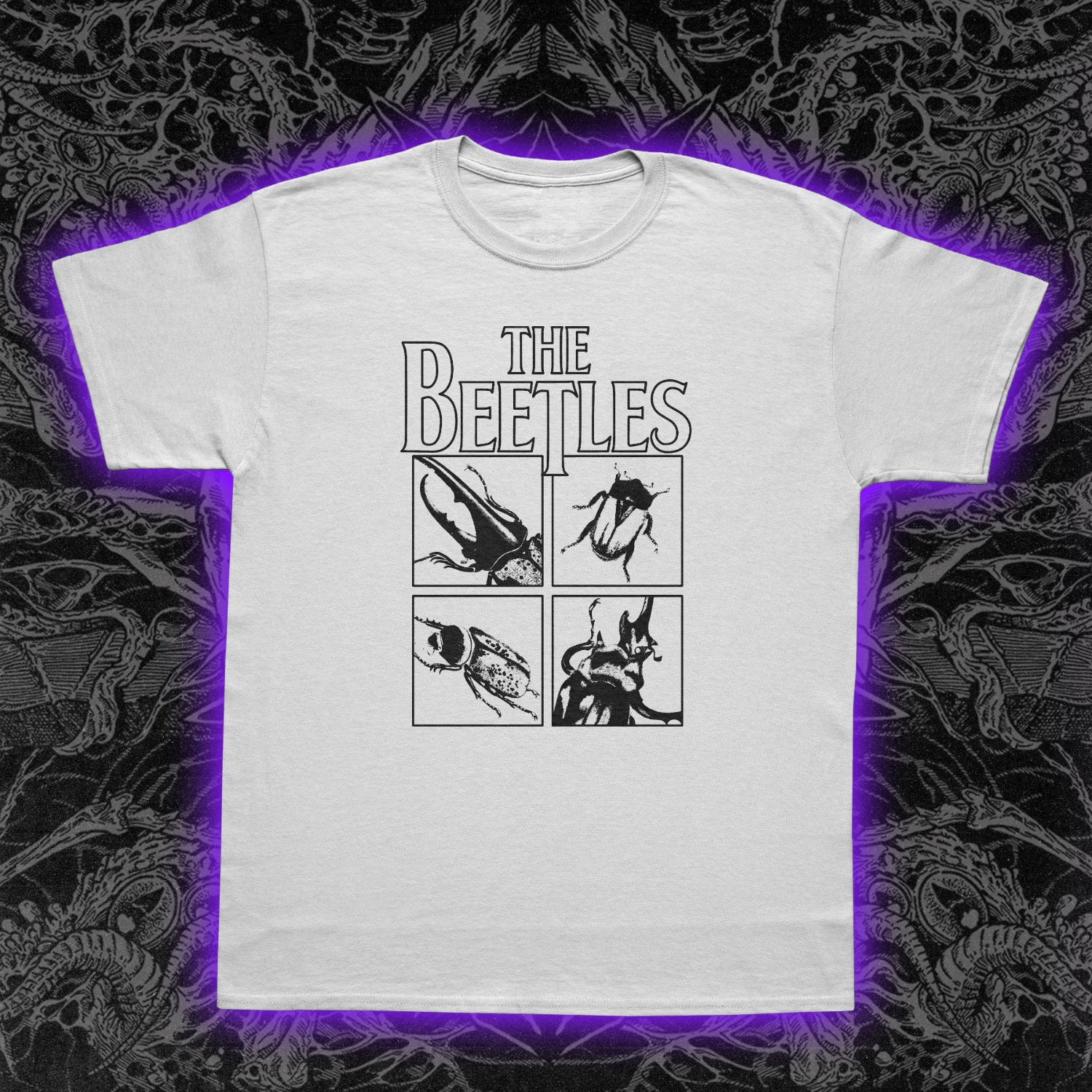 The Beetles Insect Band Premium Bella Shirt | Occult & Obscure Clothing ...