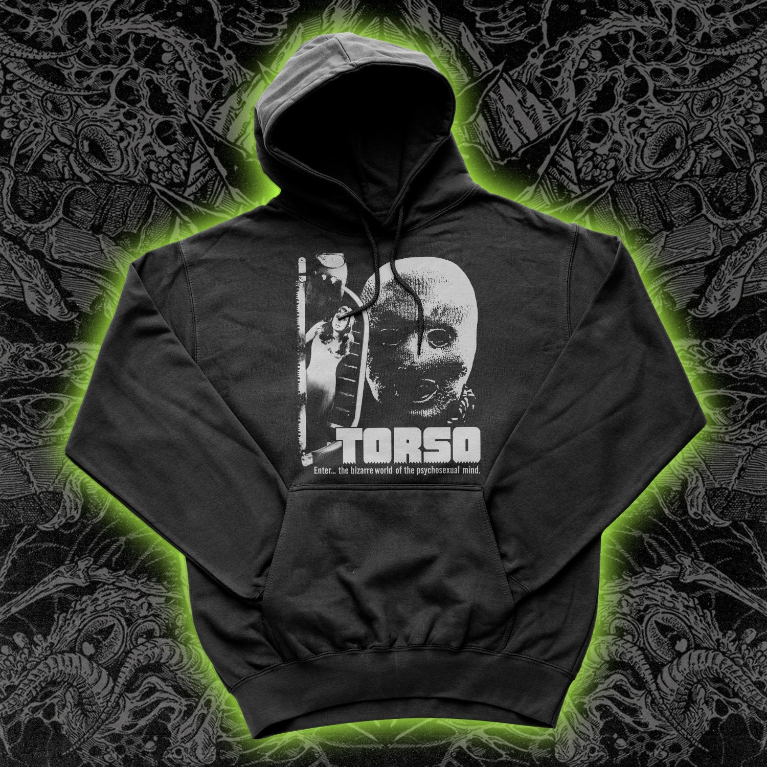 Torso Film For Dark Colors Hoodie | Occult, Cult, and Obscure Clothing ...