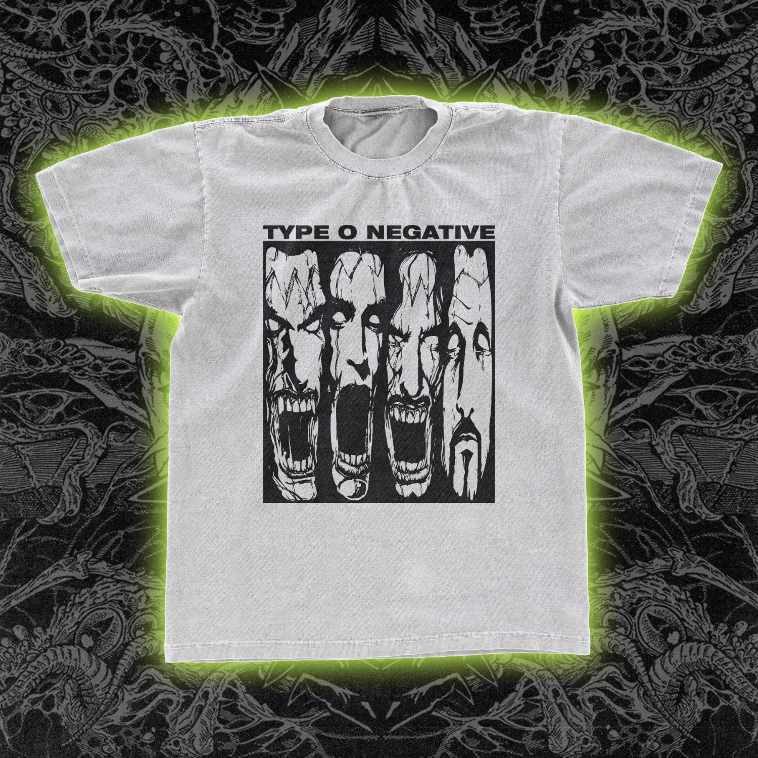 Type O Negative Faces | Occult & Obscure Clothing | Night Channels