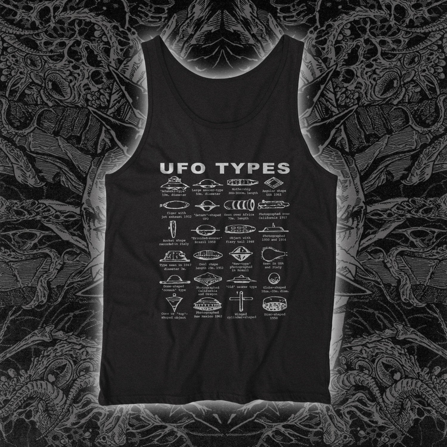 UFO Types Tank | Occult Clothing