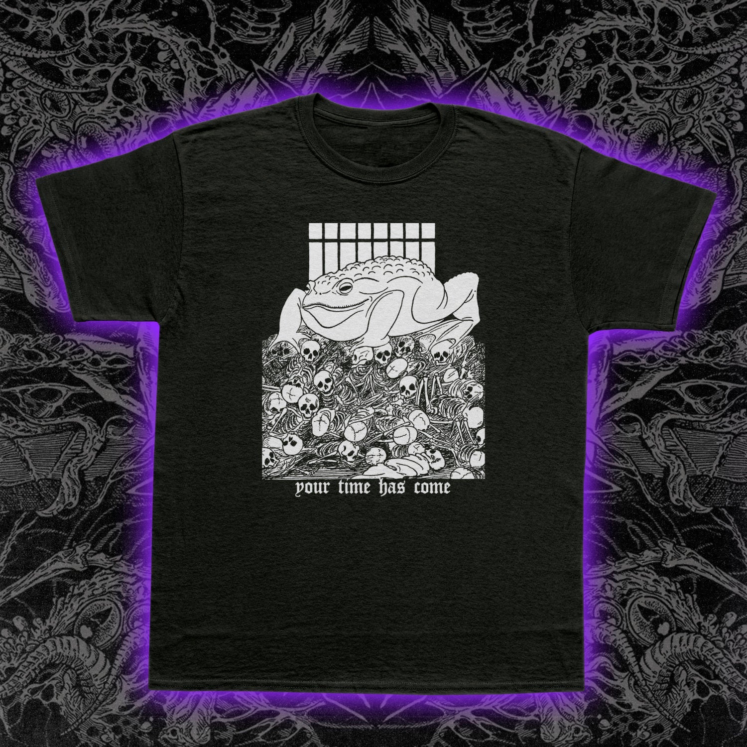 Your Time Has Come Toad Premium Bella Shirt | Occult & Obscure Clothing ...